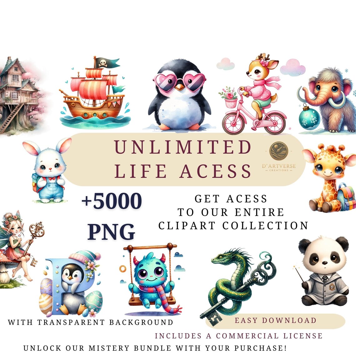 Entire Shop Bundle Ultimate Clipart Bundle Clipart Megapack Lifetime ...