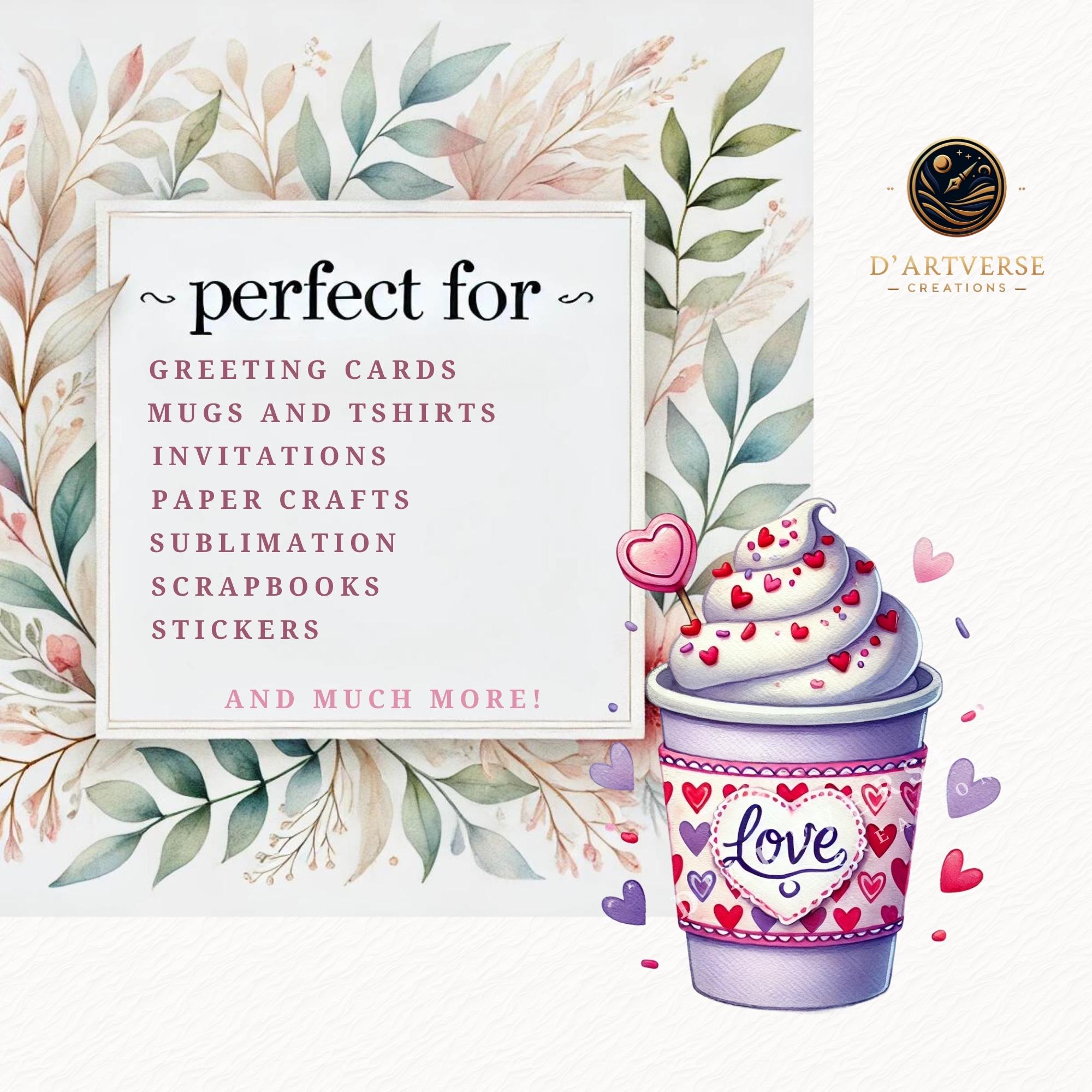 17 PNG Milkshake Clipart Bundle Love Drink Graphics Designs Instant ...