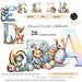 Magical Alphabet Clipart Fantasy Creatures Letters Digital Download ...