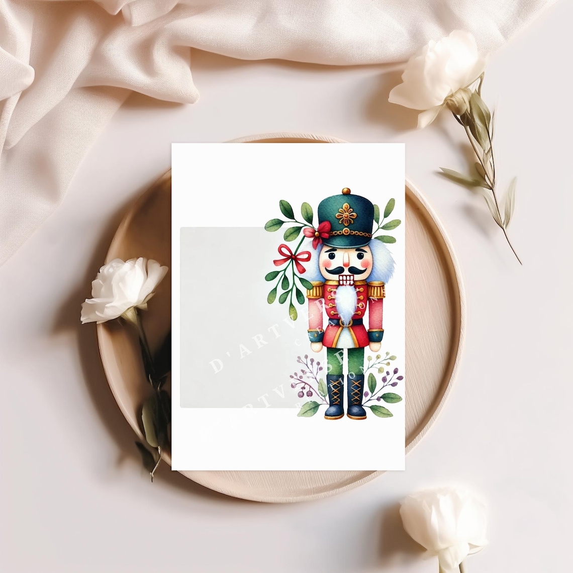 Watercolor Nutcracker Clipart Bundle Vintage Christmas Graphics Holiday ...
