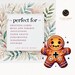Halloween Gingerbread Man Clipart Set Watercolor Spooky Cookie PNG Cute ...