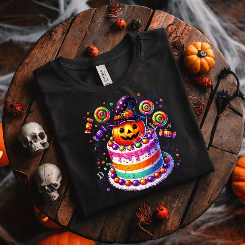 Watercolor Halloween Cake Clipart Spooky Cute Ghosts PNG Halloween ...