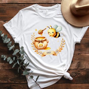 Watercolor Honey Bee Clipart Bundle Cute Bumblebee Graphics Spring ...