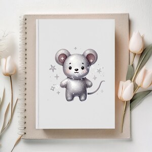 Watercolor Animal Gummies Clipart Bundle Cute Candy Graphics Gummy Bear ...