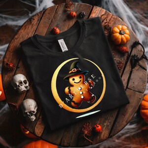 Halloween Gingerbread Man Clipart Set Watercolor Spooky Cookie PNG Cute ...