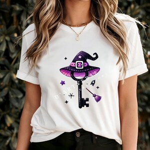 Watercolor Halloween Keys Clipart Spooky Key Graphics Cute Ghost Key ...