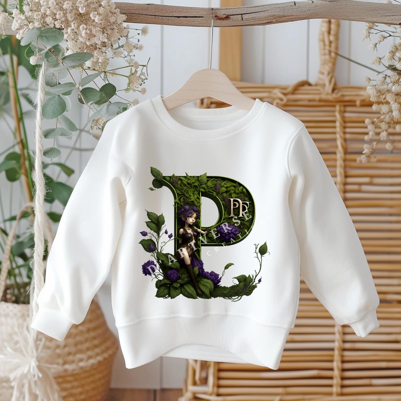Magical Alphabet Clipart Fantasy Creatures Letters Digital Download ...
