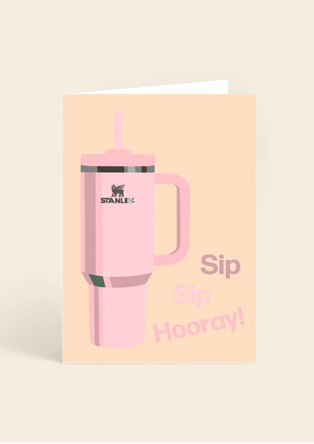 Stanley Cup Card Sip Sip Hooray - Etsy
