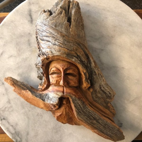 Spirit Wood Carving - Etsy