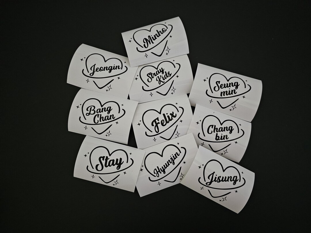 SKZ Planet Heart Vinyl Decals - Etsy
