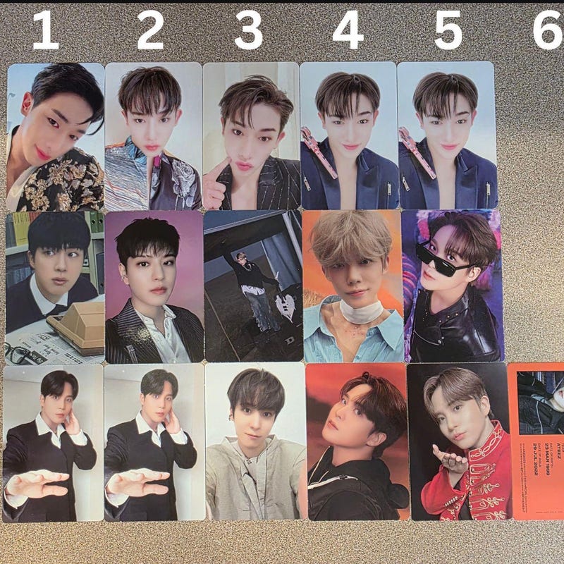 Bts Official Photocards - Etsy