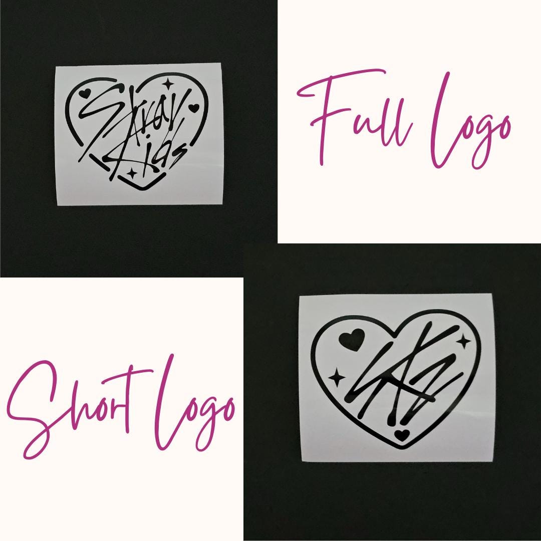 SKZ Heart Vinyl Decals - Etsy