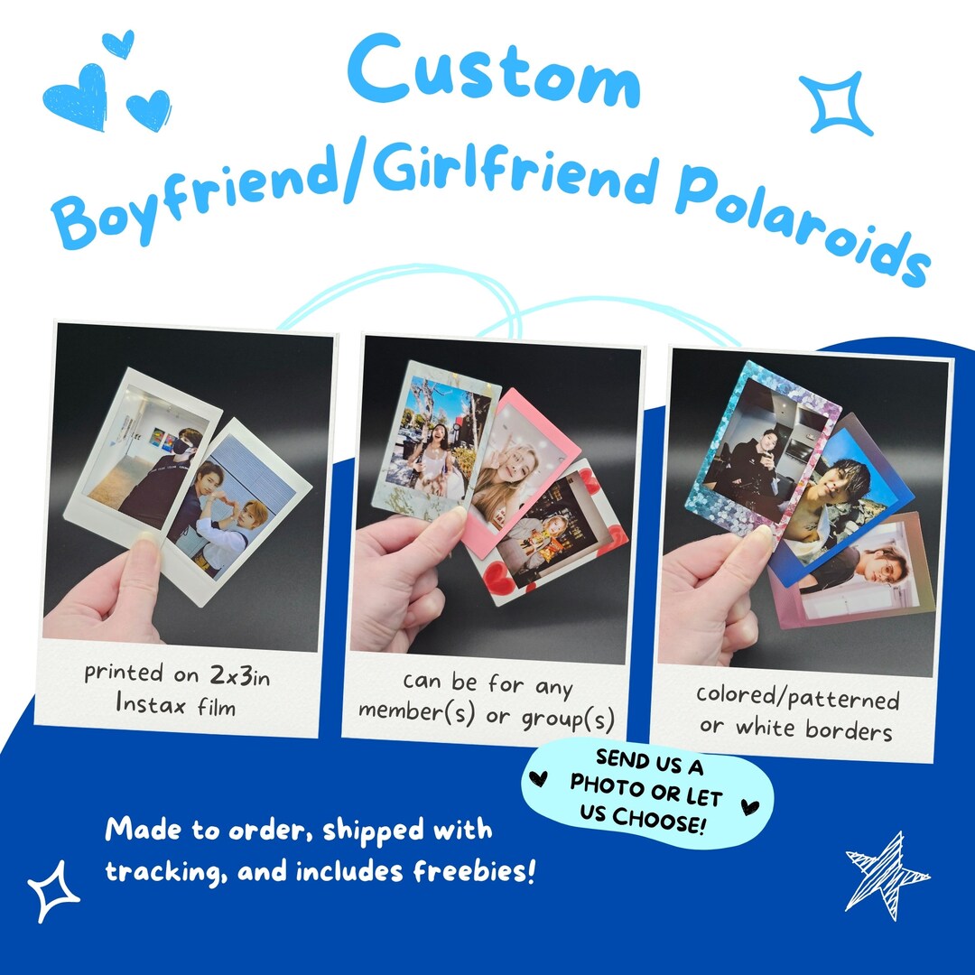 Custom Boyfriend/girlfriend Material Polaroids - Etsy