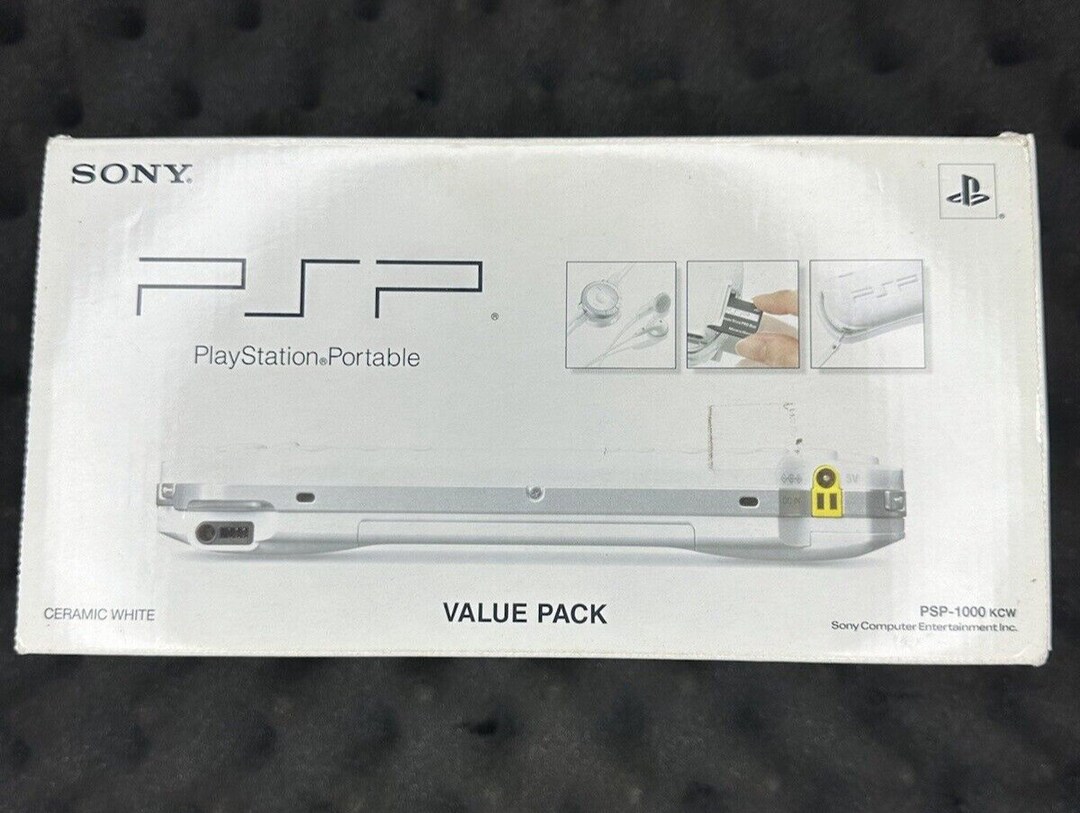 BOXED Sony PSP 1000 white Value Pack Full Set MINT M0143 - Etsy