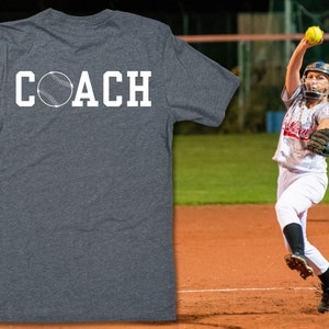 Softball Coach Gifts for Men & Women, Personalized T-shirts, Thank You ...