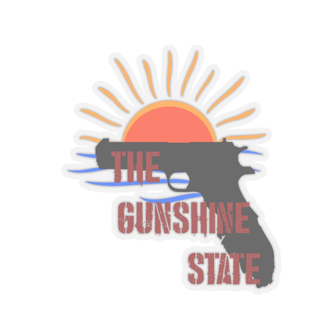 Gunshine State Sticker - Etsy