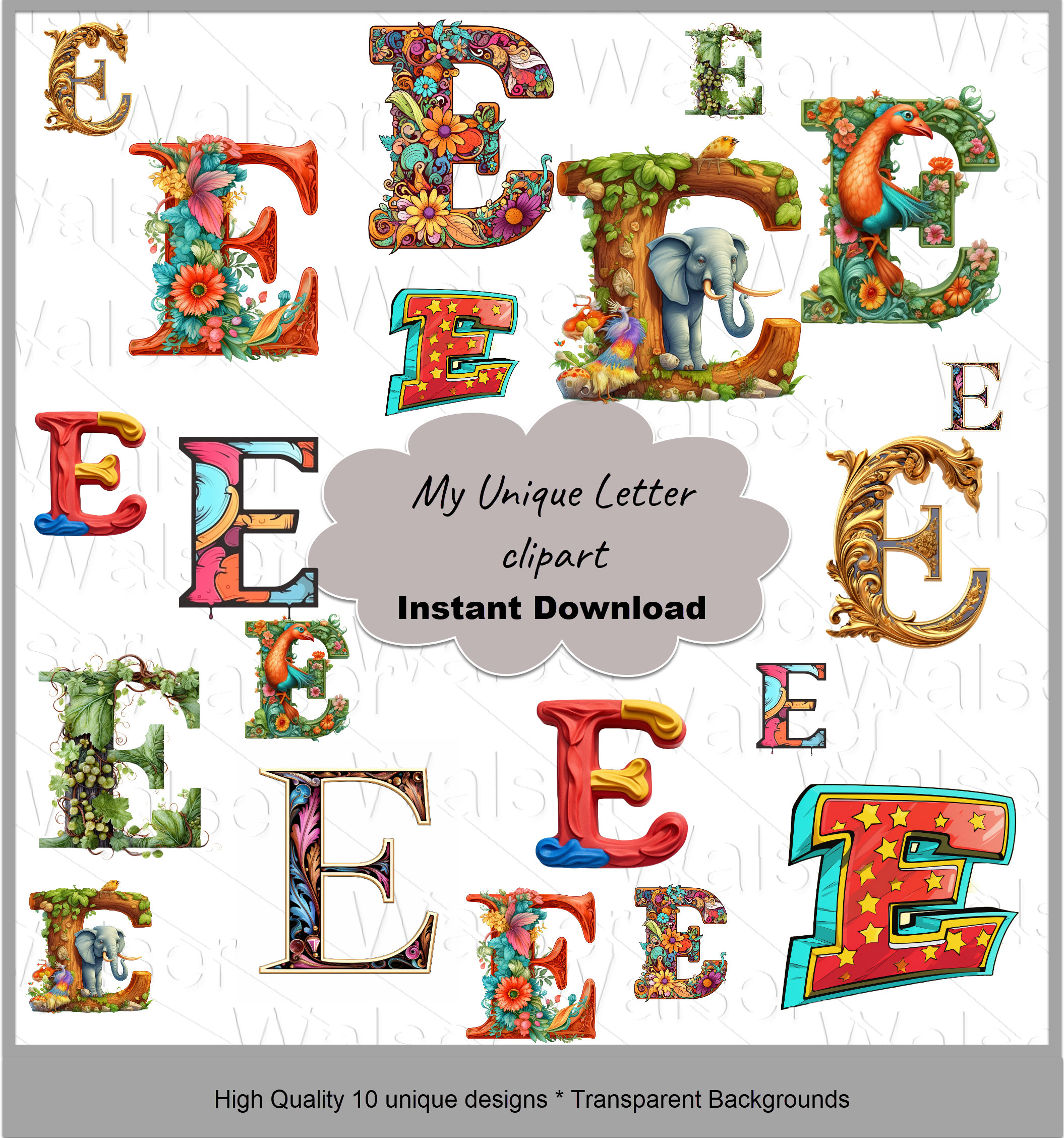 Letter E Images Clip Art