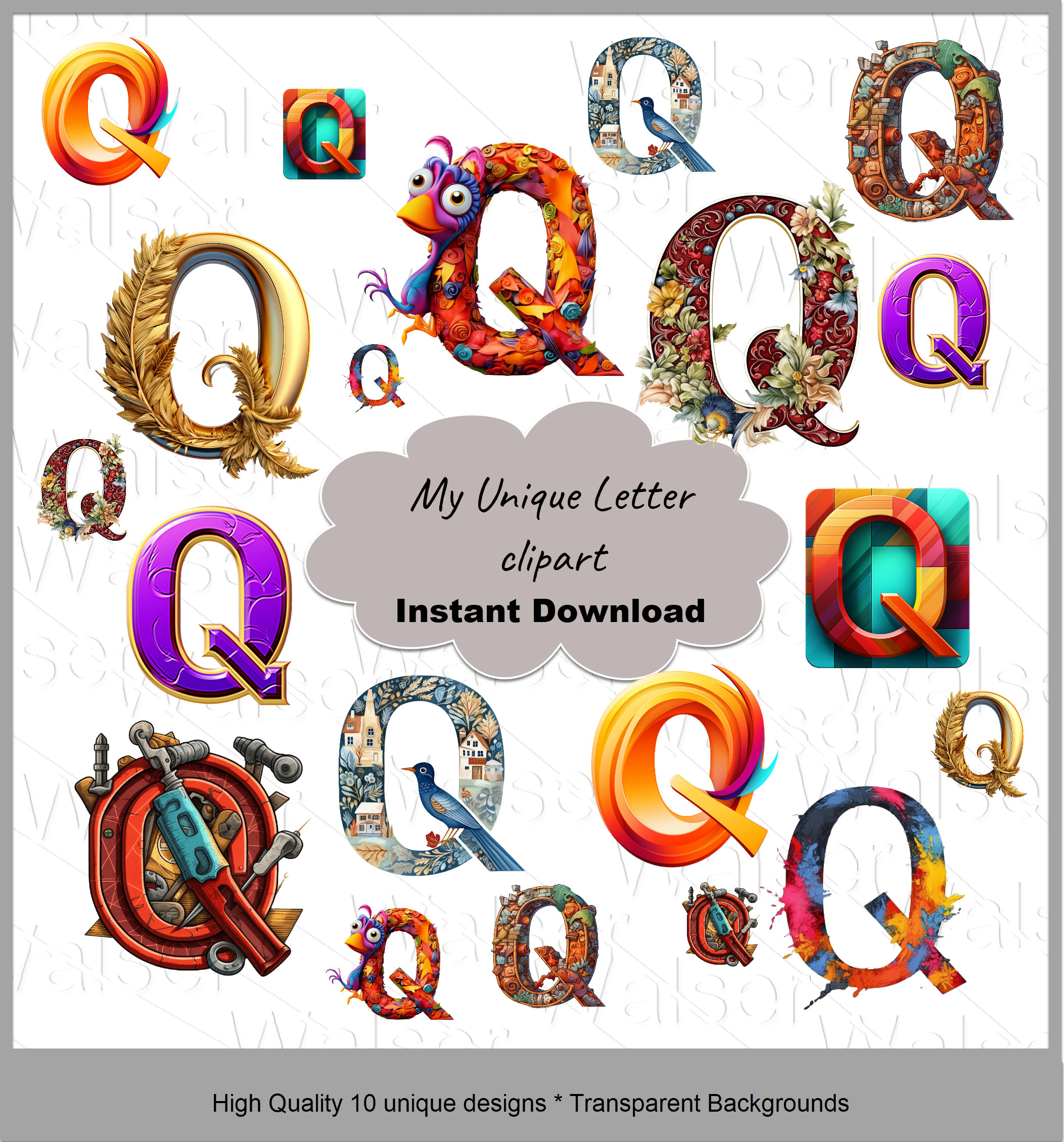 Letter Q Clipart