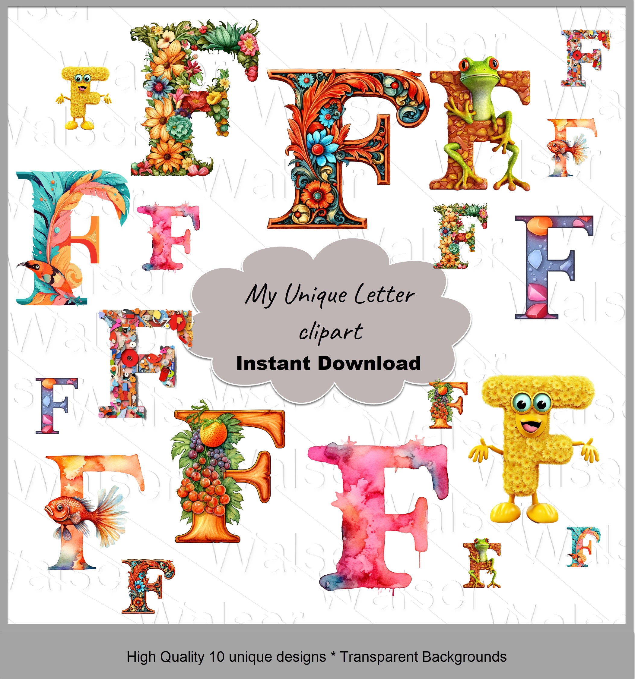 Letter F Clipart