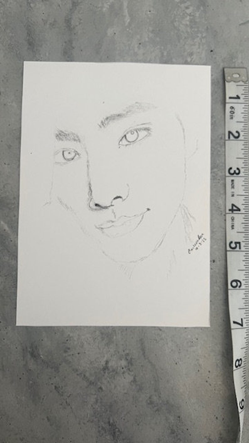 XIAOJUN Wayv see You Soon 5x7 Pencil Sketch Art Print - Etsy