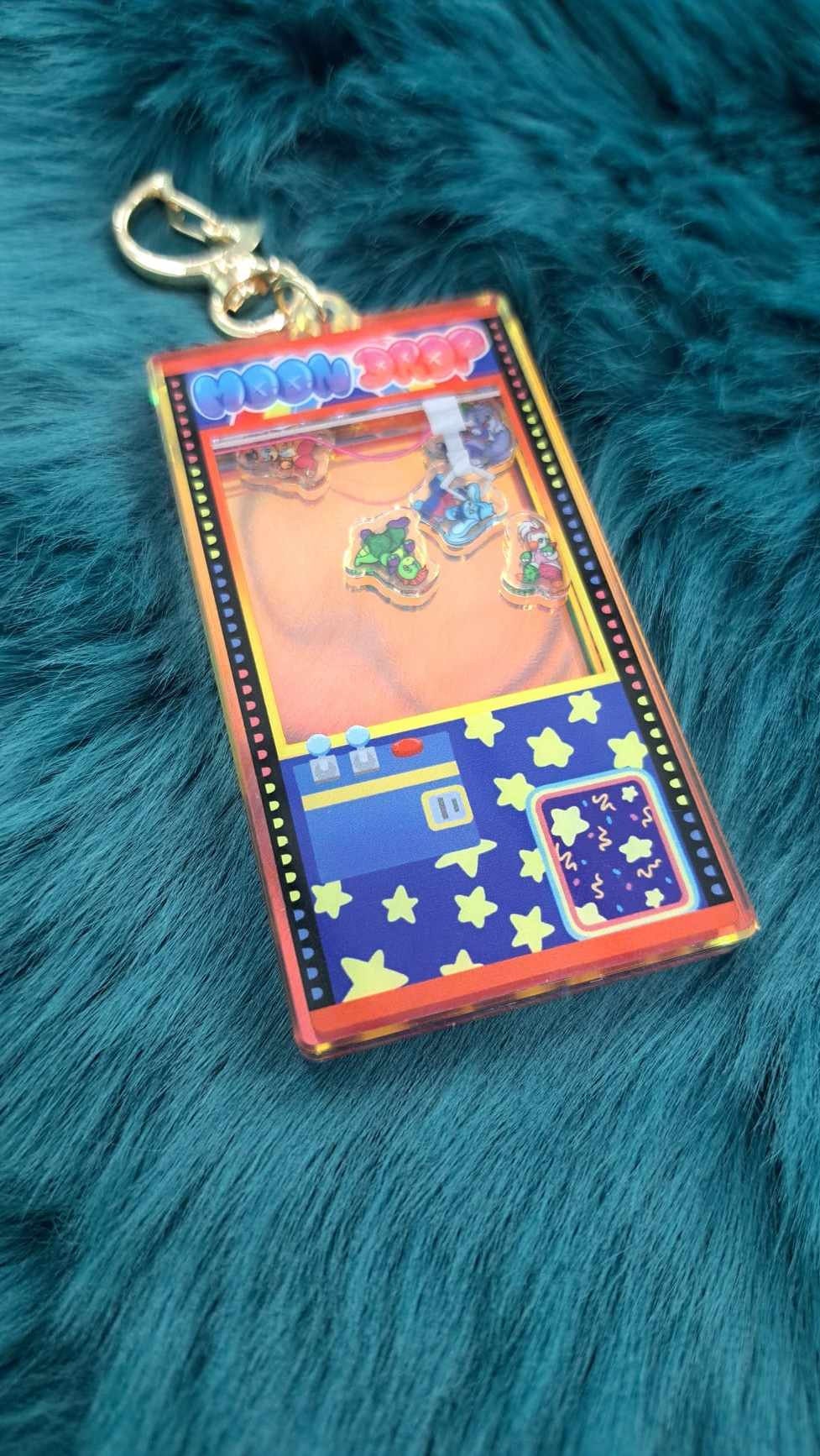 FNAF Security Breach Claw Machine Shaker Keychains 3.5 Double-sided ...