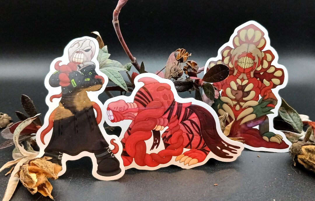 Resident Evil 3 Nemesis 3 Pack Plushie Stickers: Custom Fan Art - Etsy ...