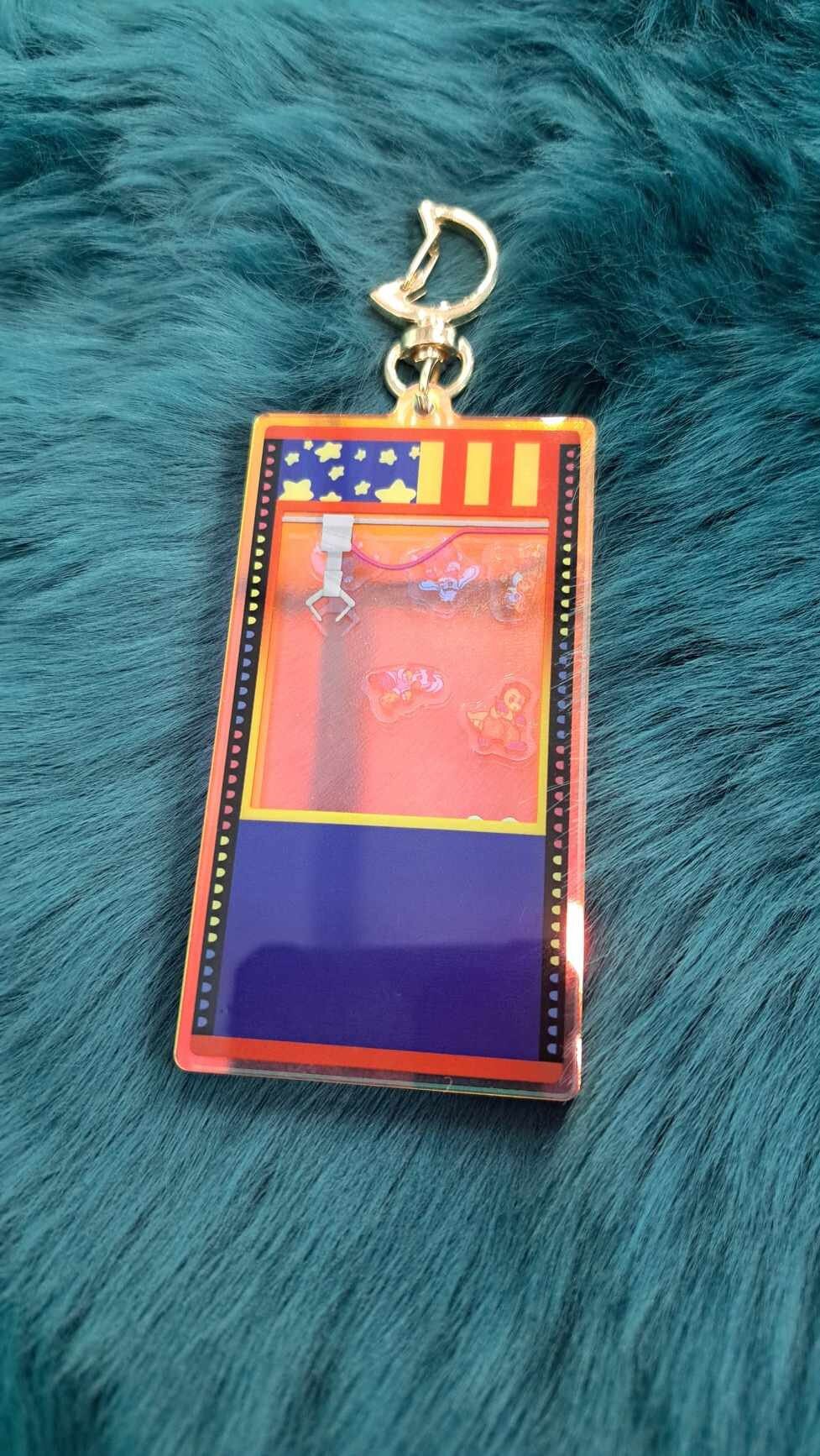 FNAF Security Breach Claw Machine Shaker Keychains 3.5 Double-sided ...