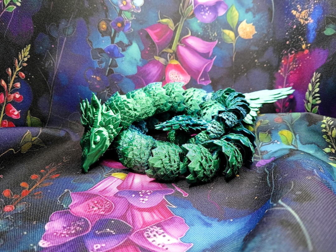3D Printed Occamy: A Harry Potter-inspired Articulated Snake Desktop ...
