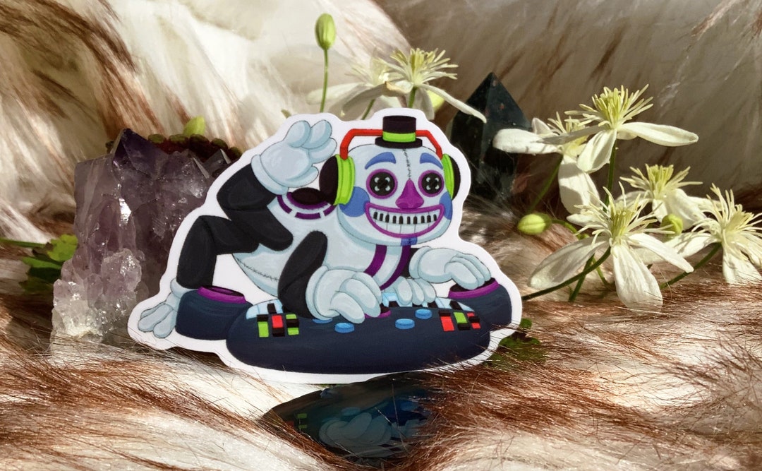 Plushy DJMM Sticker, Custom Design, FNAF SB, Plushie's Stickers, 3 ...