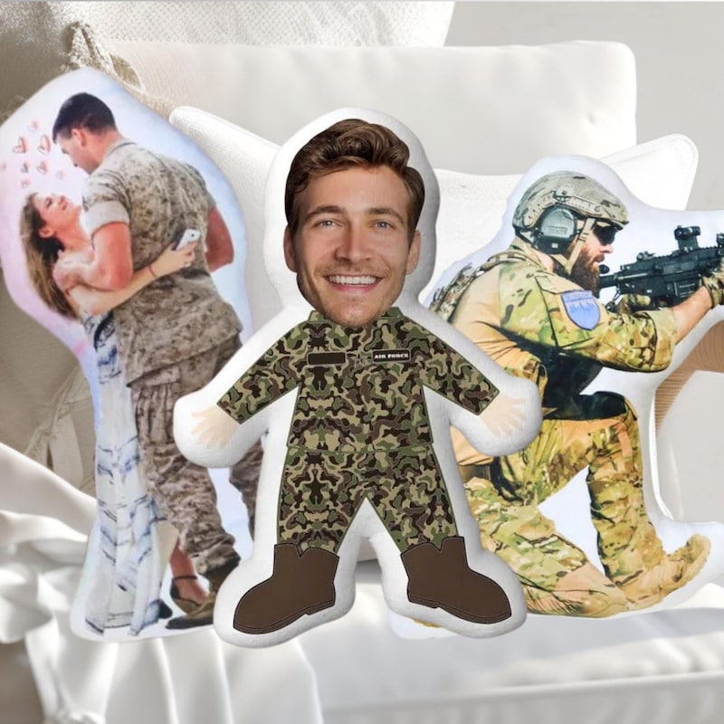 Custom Army Face Pillow - Etsy