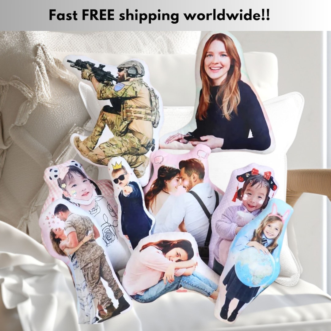 Personalized Memory Pillow Custom Portrait Pillow Custom 3D Pillow ...
