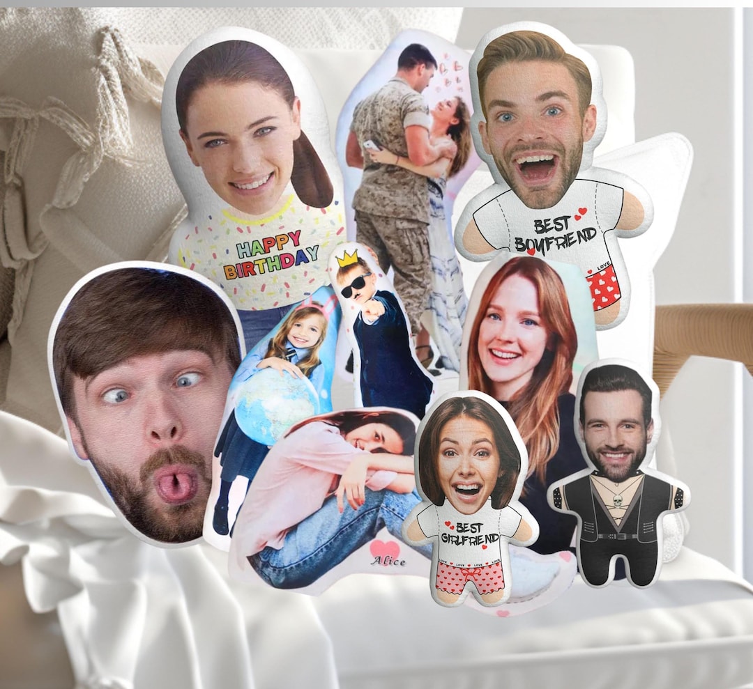 Custom Portrait Pillow Custom Photo Pillow Custom 3D Portrait Pillow ...