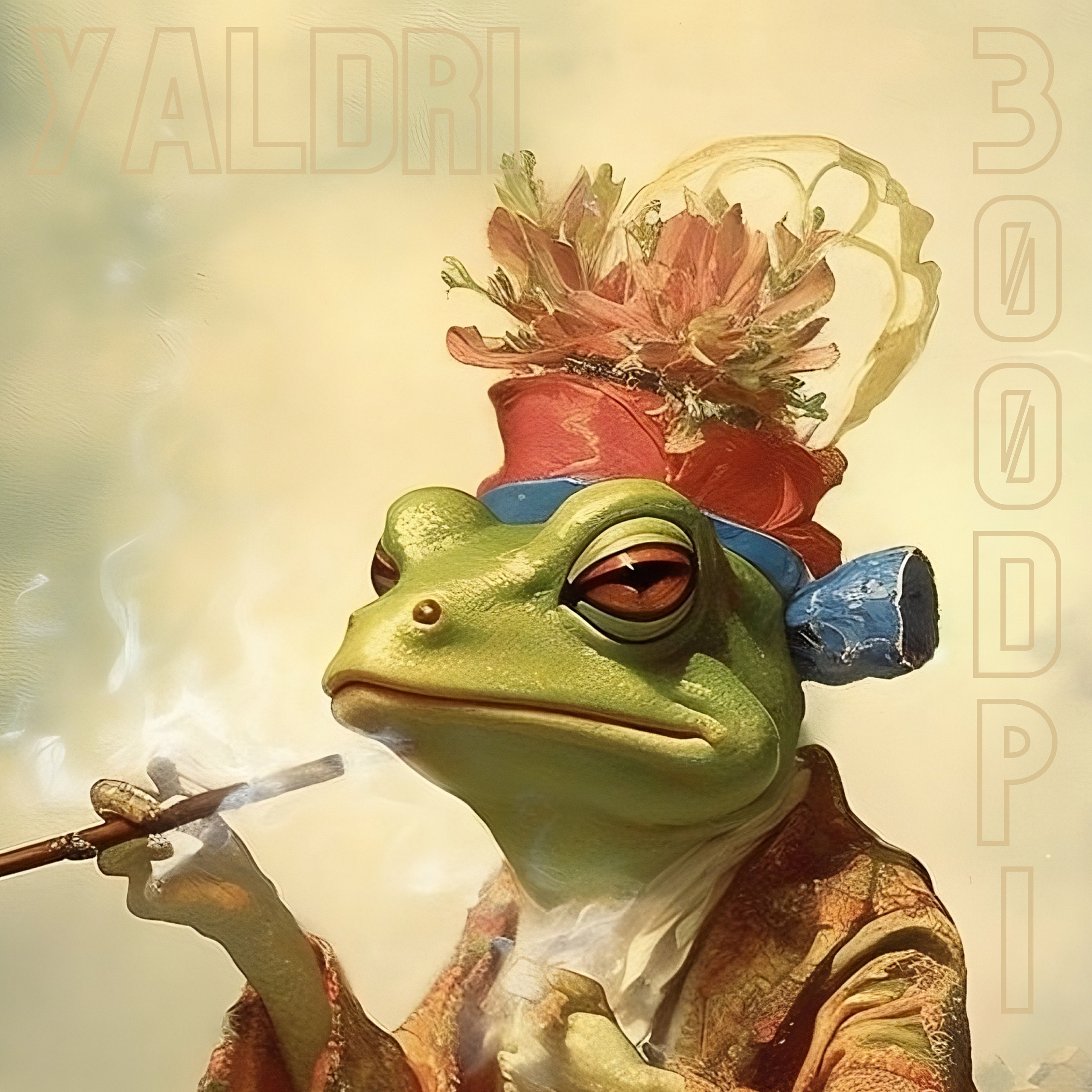 Vintage Frog Portrait Japanese Frog Spiritualism Art Wall - Etsy