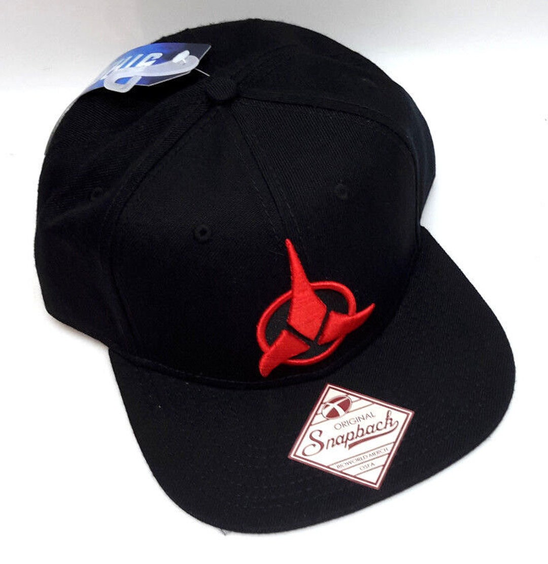 Star Trek Klingon Tri-fold Embroidered Logo on Black Baseball Cap - Etsy