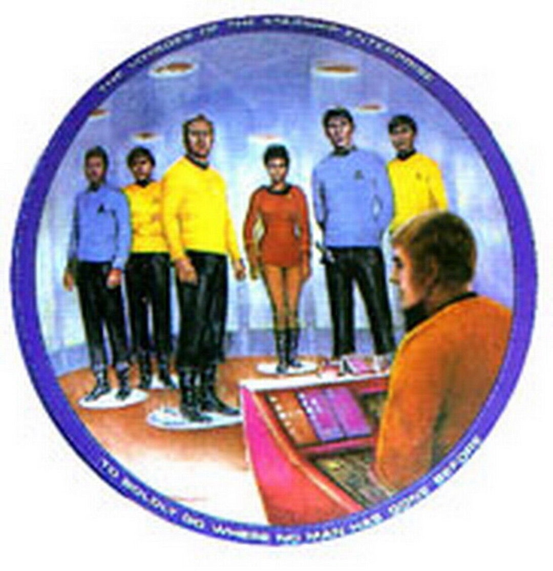 Beam Us up Scotty 1986 Star Trek Ceramic Plate- RJ Ernst - Etsy