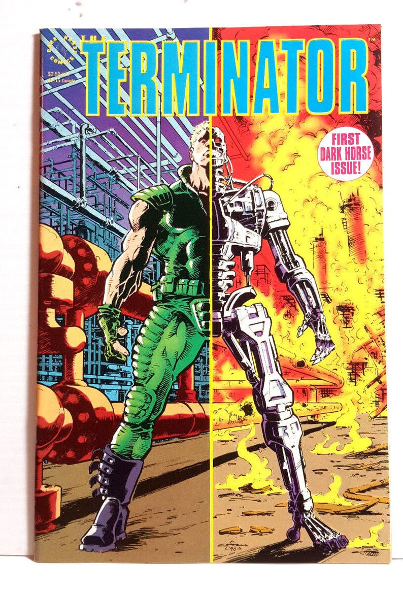 1990 Terminator:tempest Comic Book Set of 4 Dark Horse First - Etsy