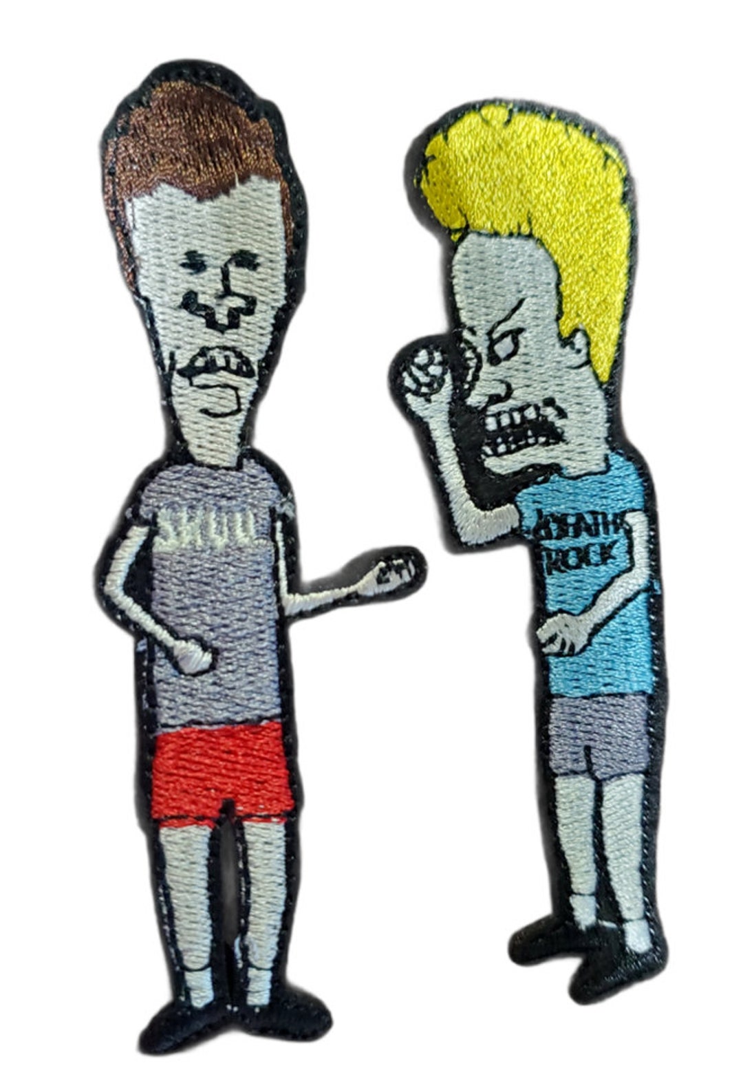 Beavis & Butthead 4" Tall Embroidered Patch Set of 2 - Etsy Canada