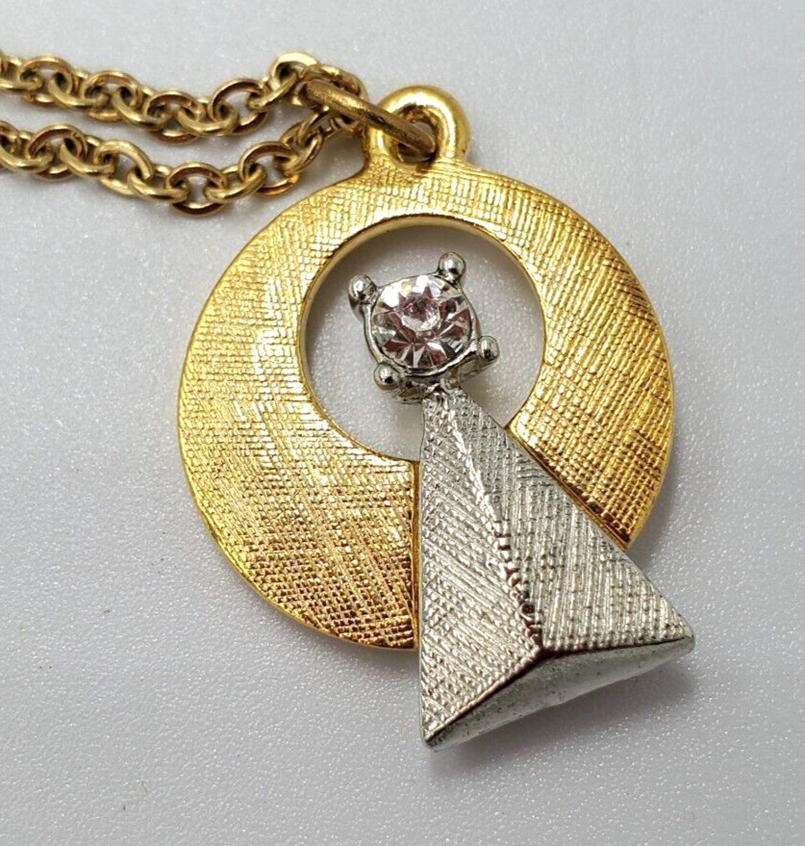 Vintage Star Trek Vulcan IDIC Medallion Medium 3/4" Pendant W 20" Chain ...
