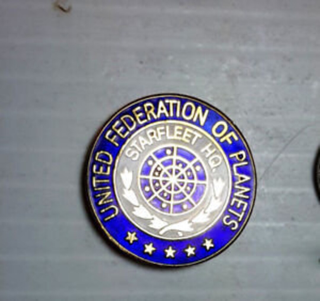 Vintage Star Trek UFP Logo Cloisonne Pin- Roddenberry Collection - Etsy