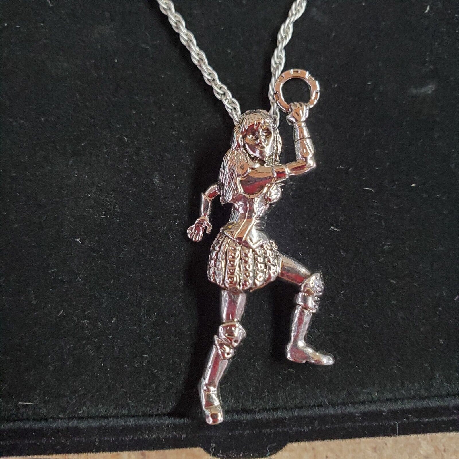 Deluxe XENA Warrior Princess Sterling Silver Necklace/pin/earrings ...