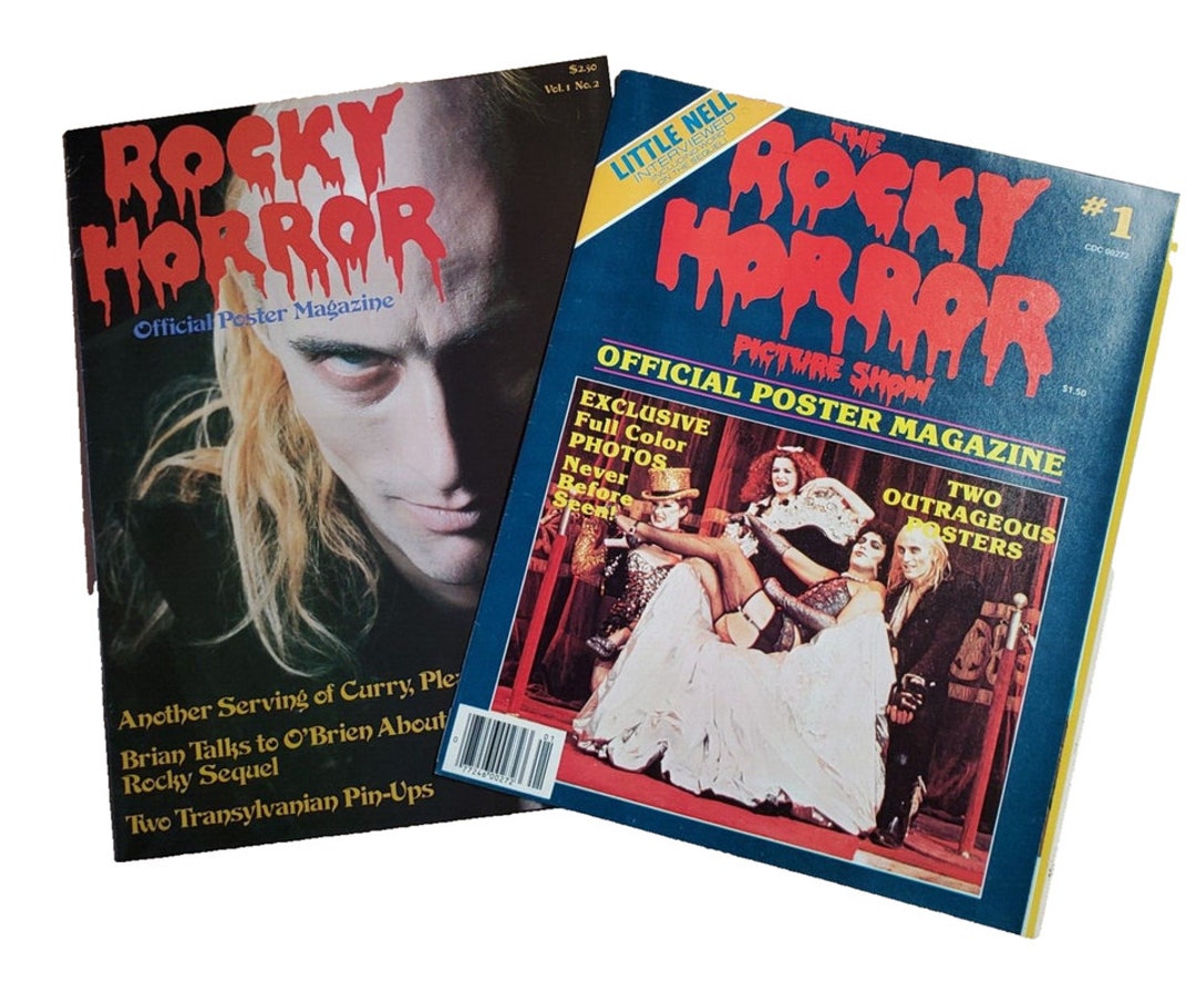 1990s Rocky Horror Picture Show Poster Magazine Set of 2, Unread - Etsy