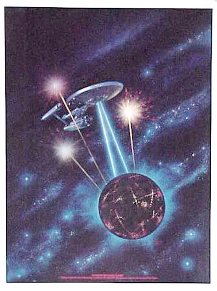 Original 1975 Star Trek Enterprise Poster by Frank Kelly Freas- 23"x17 ...