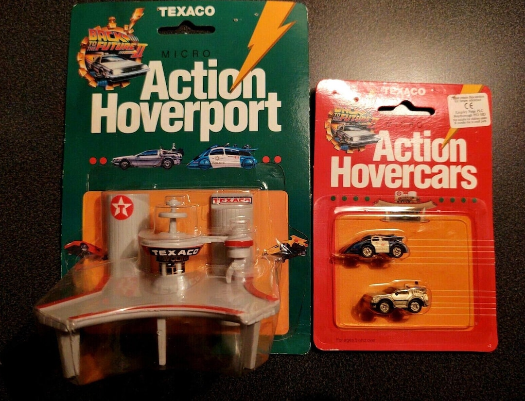 Back to the Future II Texaco Action Hoverport Premium Toys 1989 ...