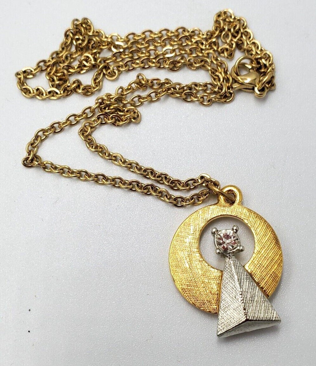 Vintage Star Trek Vulcan IDIC Medallion Medium 3/4" Pendant W 20" Chain ...