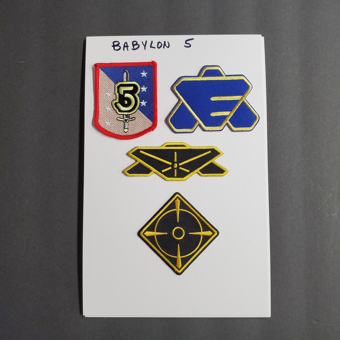 Cosplay Babylon 5 DELUXE 3"-4" Set of 4 Patches - Etsy