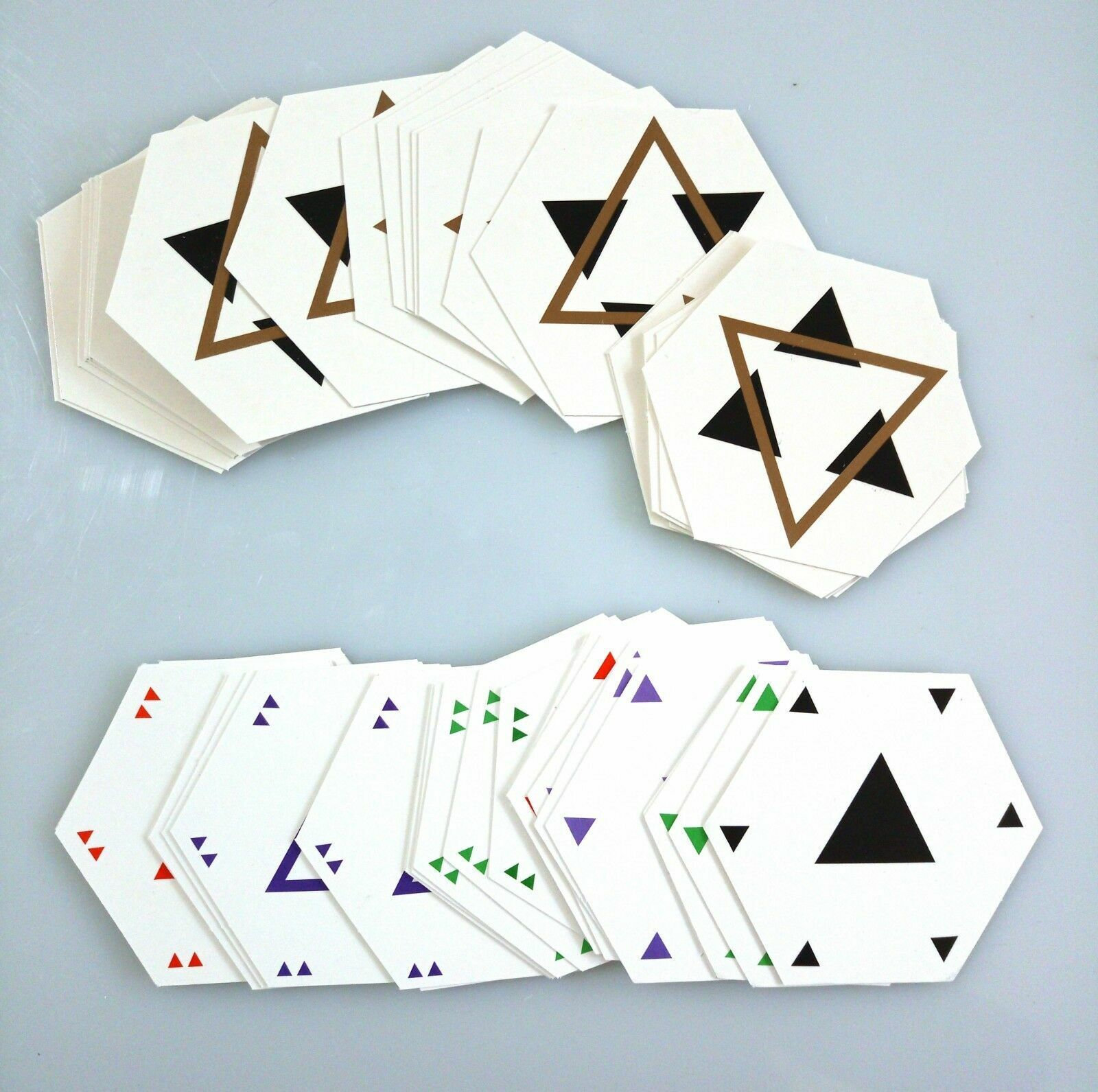 Vintage Battlestar Galactica 55 Card Pyramid Card Game W Instructions ...