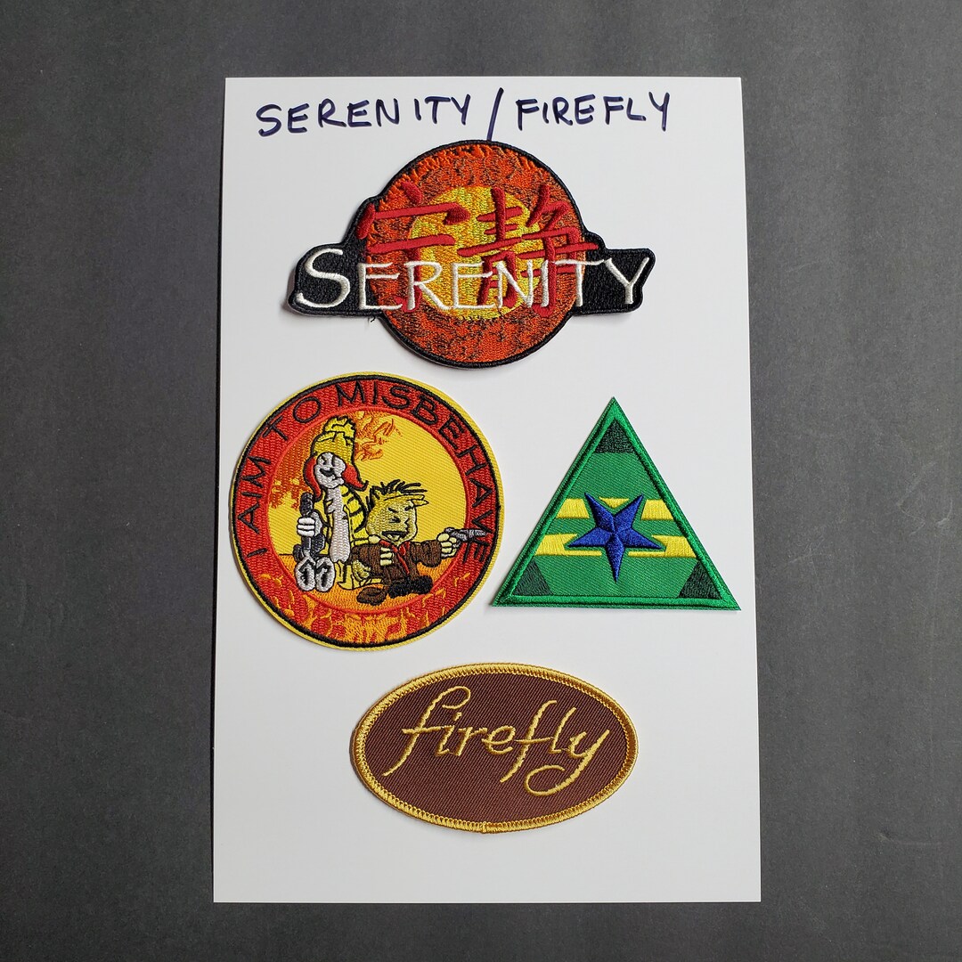 Serenity Firefly 25 DELUXE Patch Set of 4 - Etsy
