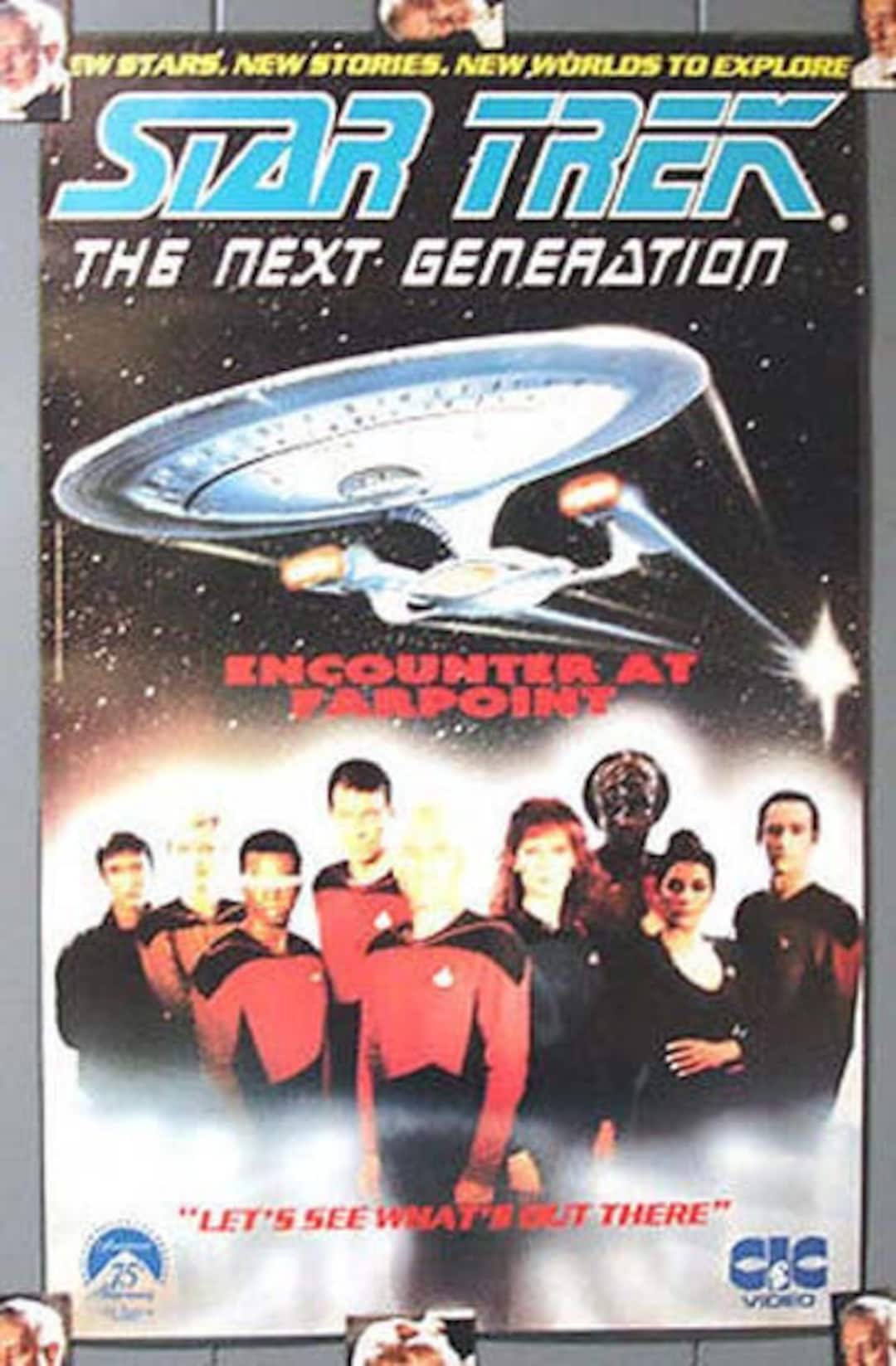 Vintage Star Trek:next Generation UK Promo Poster- Encounter Farpoint (MFPO-14) - Etsy