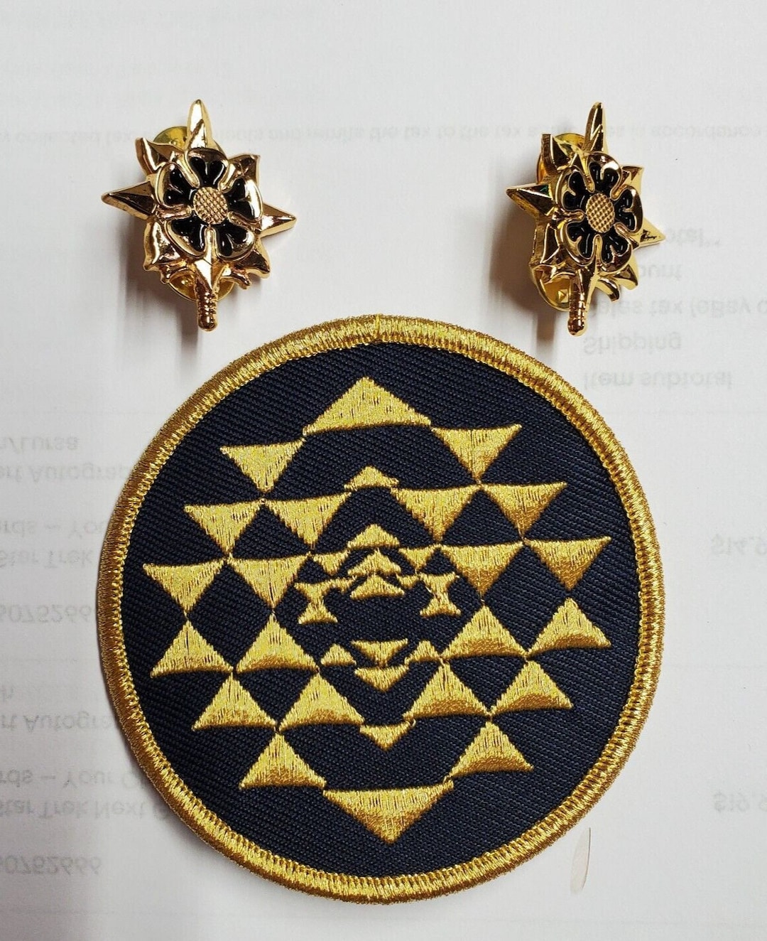 Vintage Battlestar Galactica Colonial Warrior Collar Pin Set of 2 & Shoulder Patch - Etsy