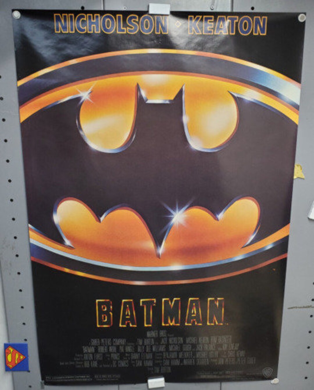ORIGINAL 1989 Batman One-sheet Movie Poster- 27"x40" Rolled - Etsy